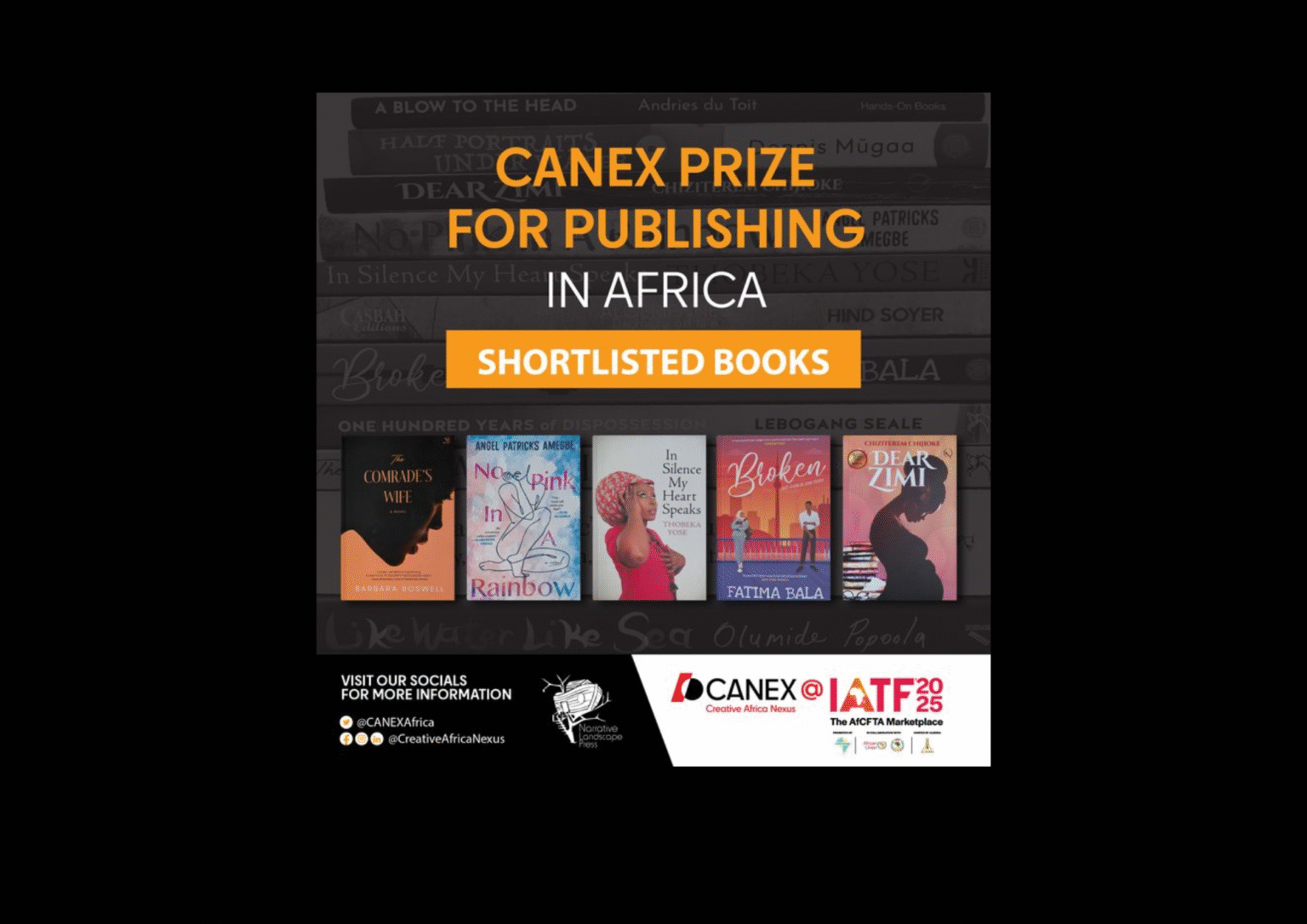 CANEX Prize for Publishing in Africa Announces 2025 Shortlist - JAY Lit